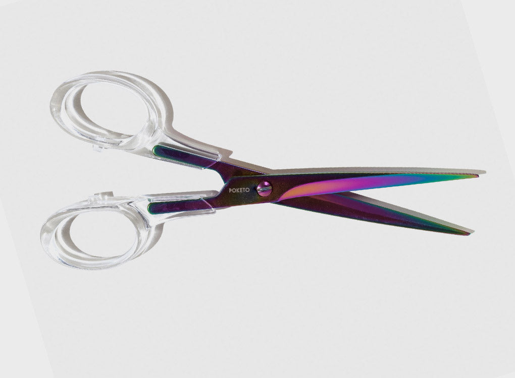 Iridescent Acrylic Scissors by Poketo | MOXON London